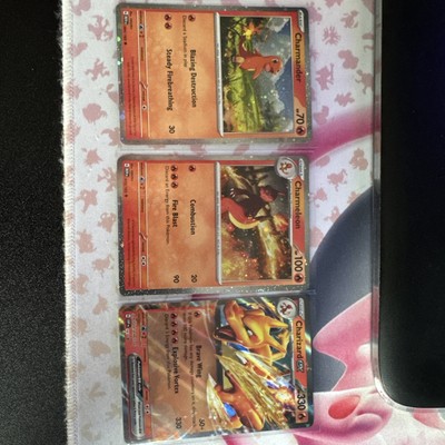 Pokémon TCG - Charizard ex 161 (Promo) - Charmander + Charmeleon ...