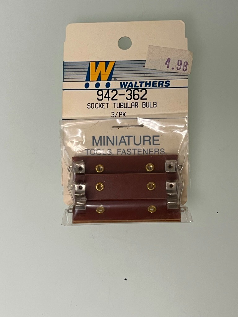 Vintage HO Scale Walthers 942-362 Tubular Bulb Sockets c | eBay