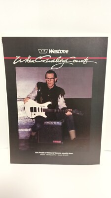 INXS WESTONE GUITARS PANTERA GUITAR 1986 PRINT AD. 11X8.5 x1 | eBay