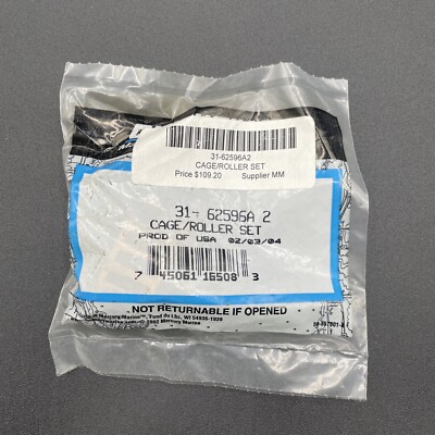 31-62596A2 Quicksilver Cage/ Roller Kit Mercury Chrysler Force Outboard ...