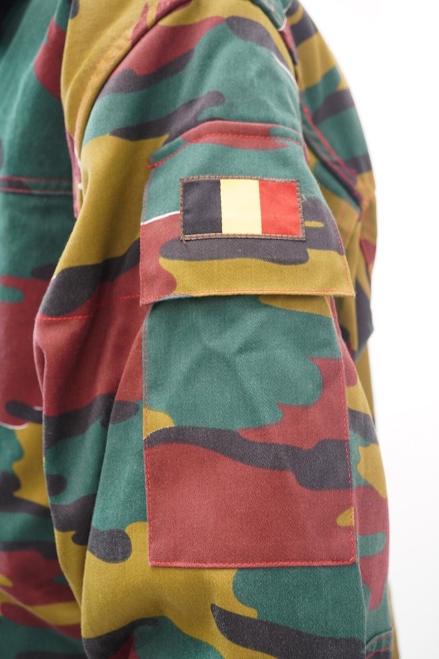 NEW Belgian Army M90 Jigsaw Camo Field Jacket Camouflage Military Coat ...