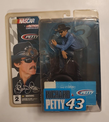 Richard Petty 43 Nascar Action Figure Toy 2004 McFarlane NEW SEALED ...