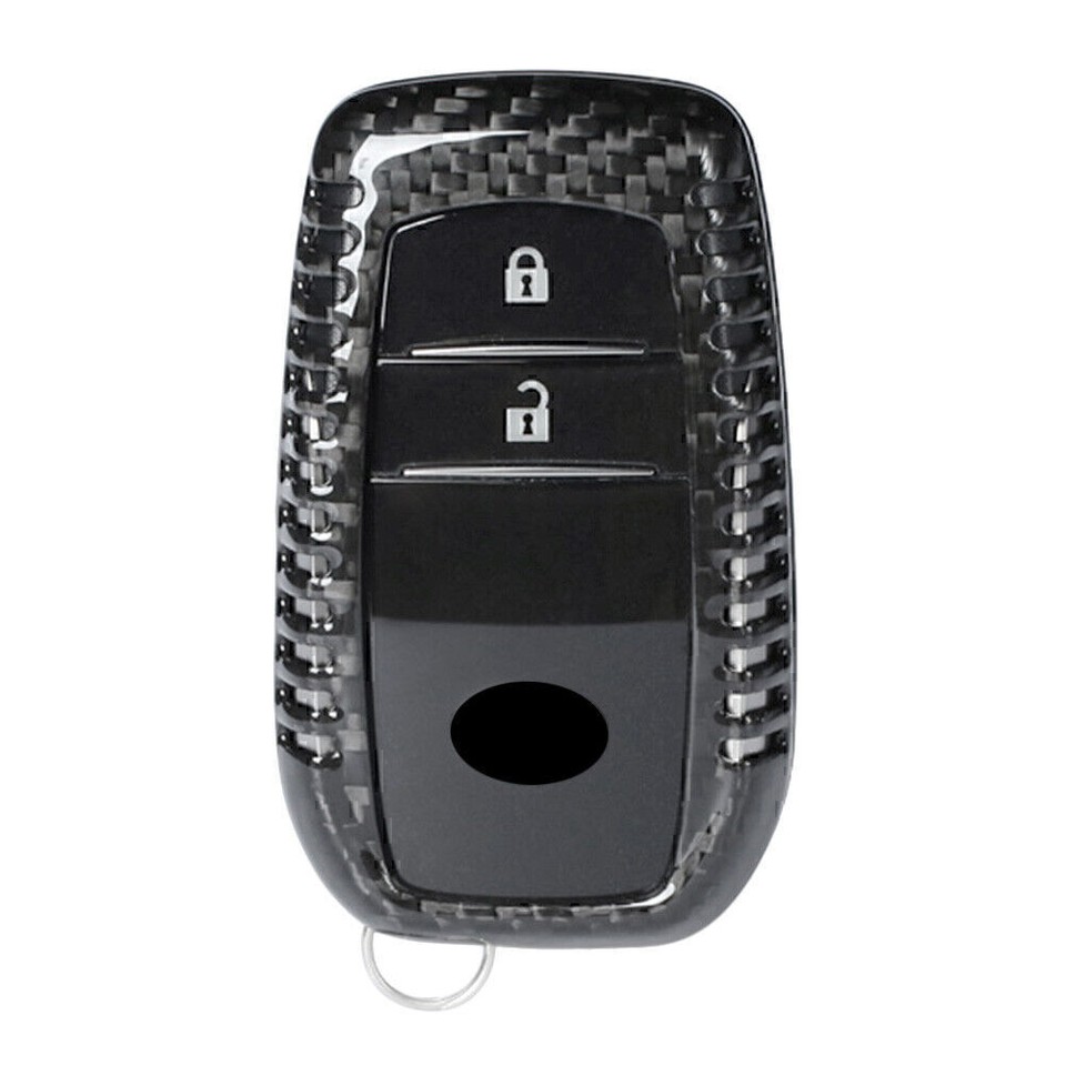 Remtote Smart Key Fob Case Shell Carbon Fiber For Toyota Corolla Camry ...