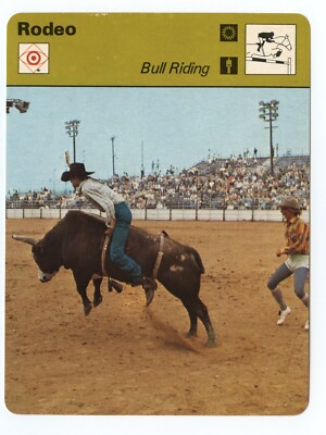 Bull Riding - Rodeo Sportscasters Card | eBay