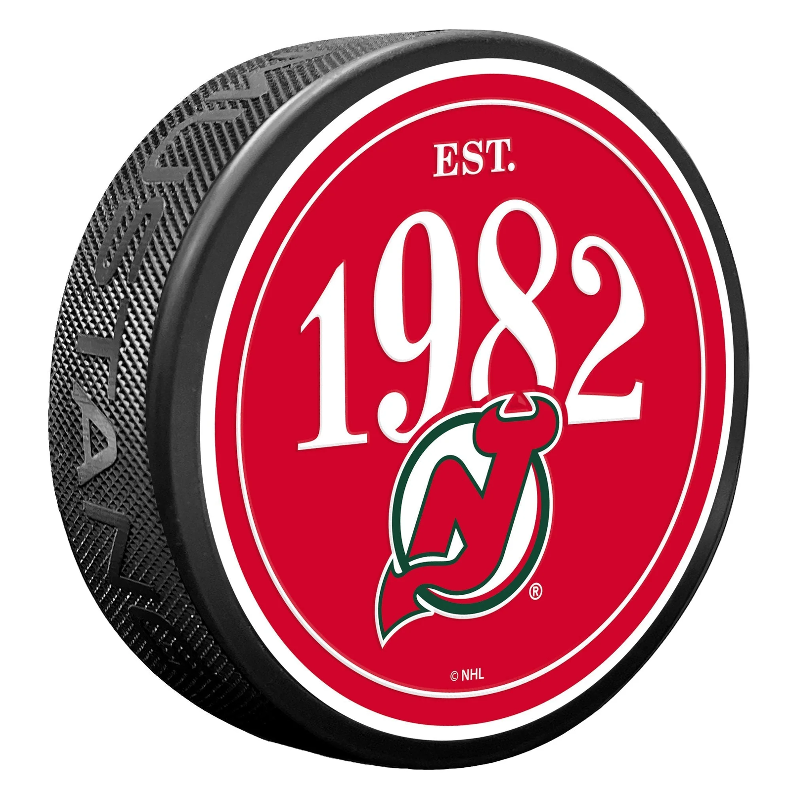 New Jersey Devils Puck - Founding Year | eBay