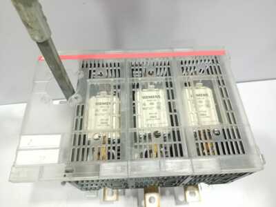 ABB OESA 400D3PL with 3pcs Fuse Siemens 3NA3144 Fusible Disconnect ...