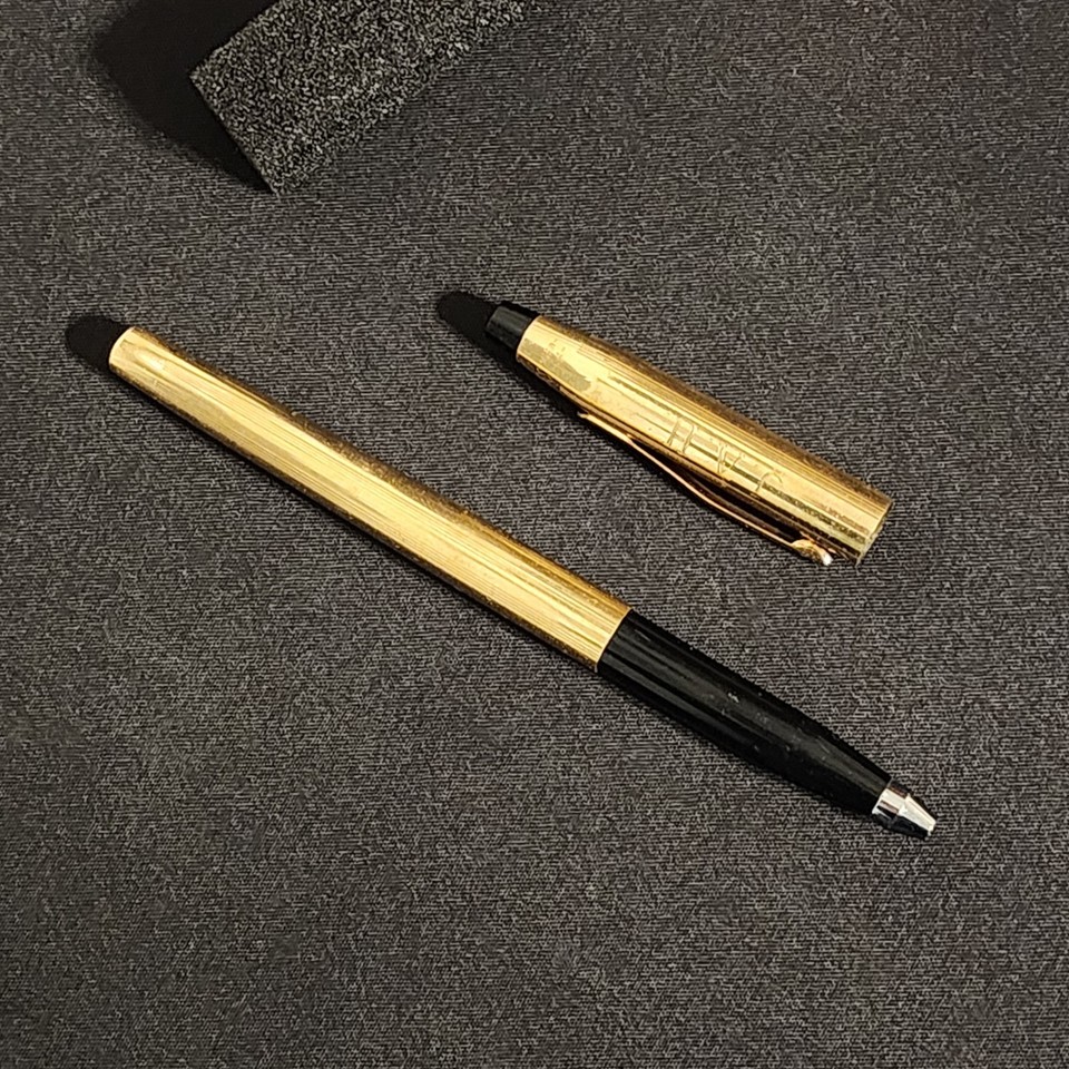 Vintage Cross 12k Gold Filled Soft Ball Roller Tip Pen With Cap *JAH ...