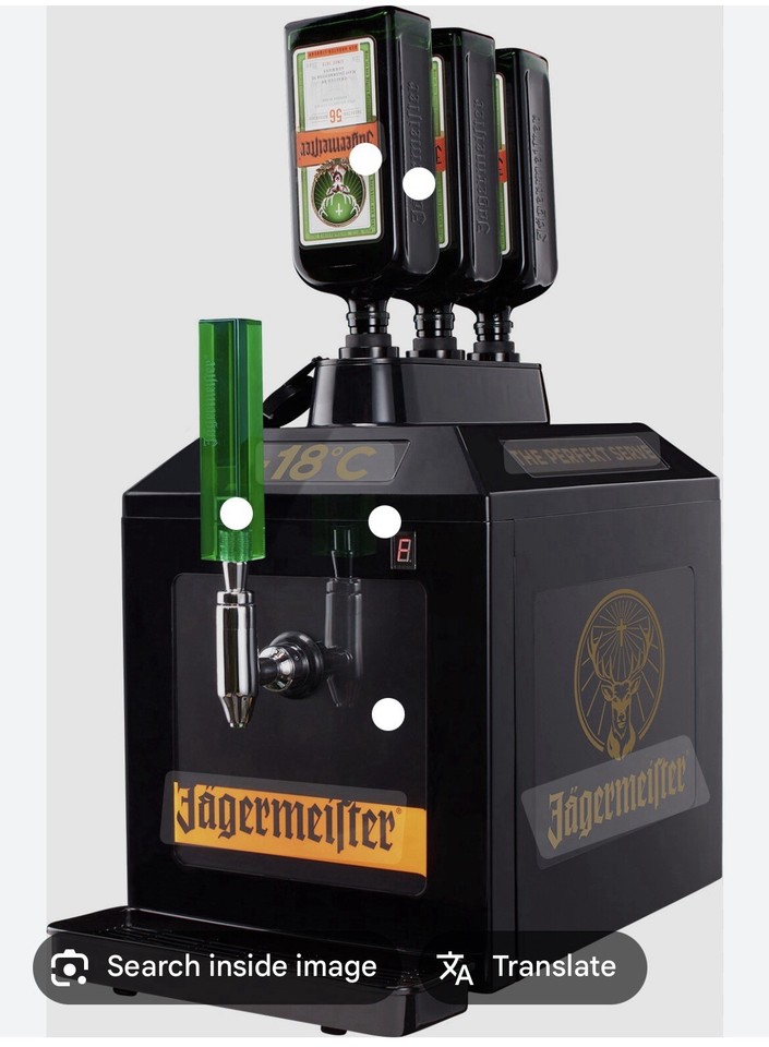 Jagermeister Tap Machine 3 Bottle Chiller Ice Cold Shot Dispenser | eBay