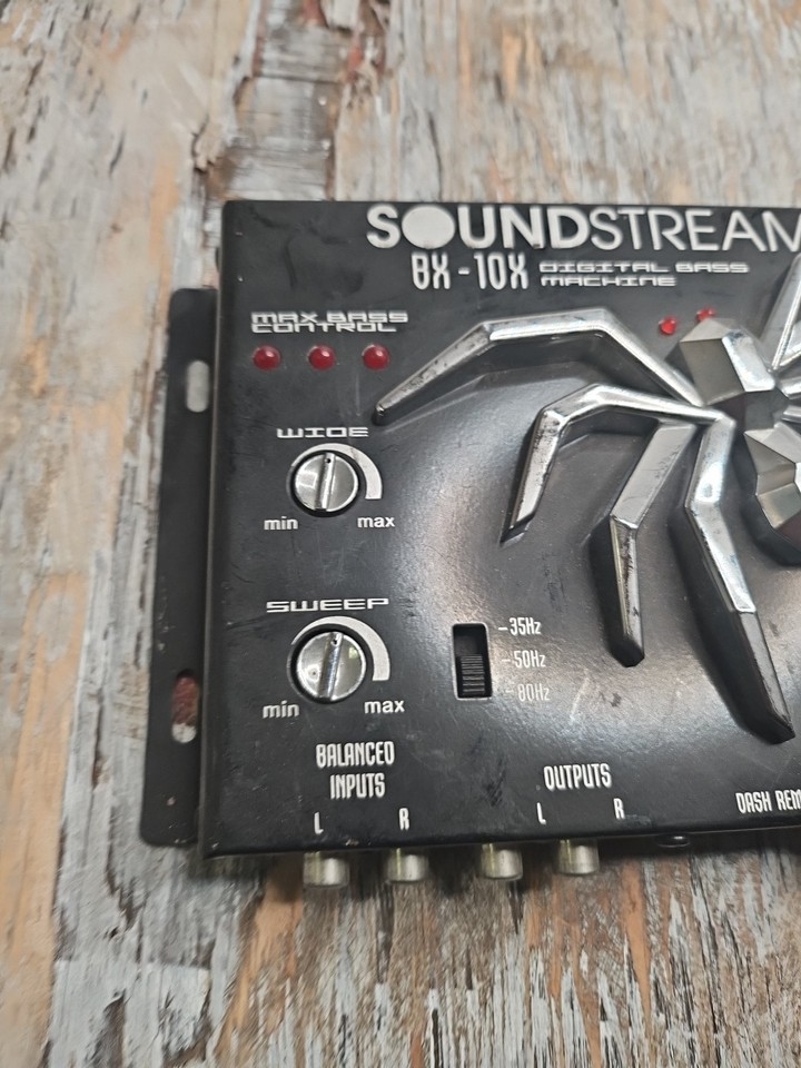 SOUNDSTREAM BX-10X CAR DIGITAL BASS BOOST RECONSTRUCTION PROCESSOR ...