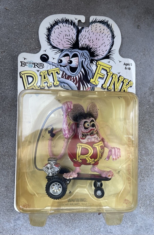 3 Ed “Big Daddy” Roth’s Rat Fink On Skateboard Action Figures by ...