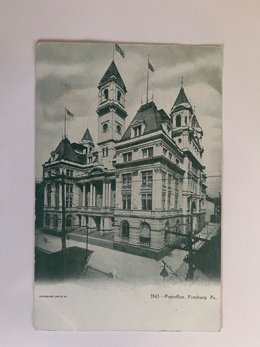 Pittsburg, Pennsylvania - Post Office - UDB postcard | eBay