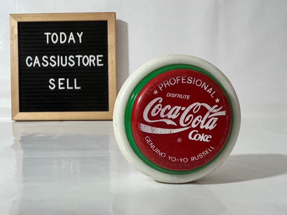 Vintage Yo-Yo Yoyo Genuino Russell Profesional Disfrute Coke Coca Cola ...
