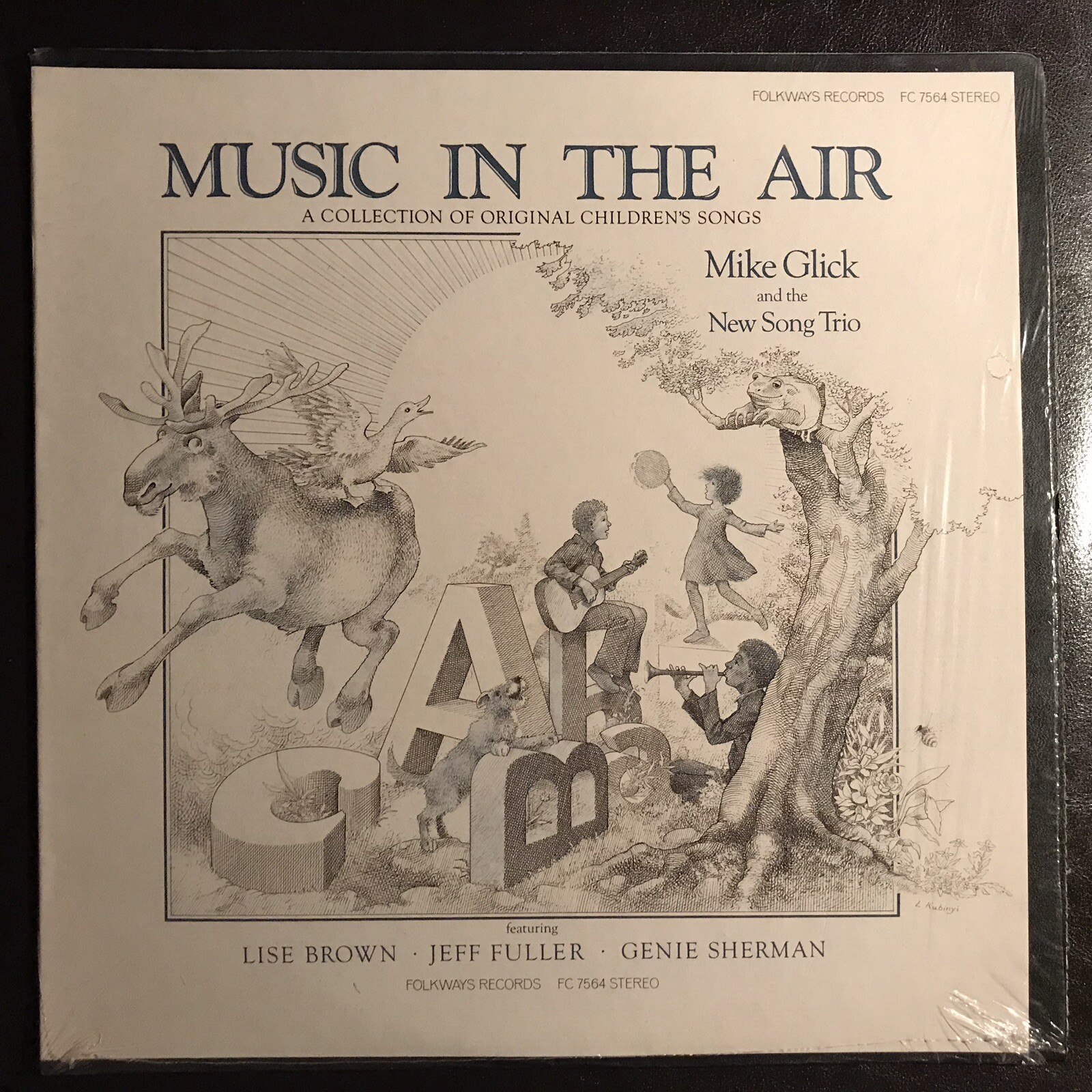 Mike Glick / New Song Trio MUSIC IN THE AIR vinyl LP Folkways PLAY ...