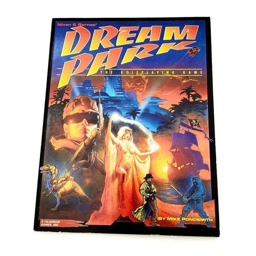 Dream Park Roleplaying RPG Niven & Barnes Talsorian rulebook w/ Cards ...