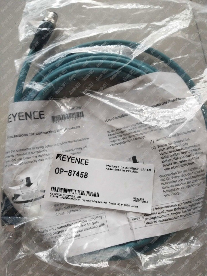 1PC Keyence OP-87458 OP87458 Ethernet Connection Cable New Expedited ...