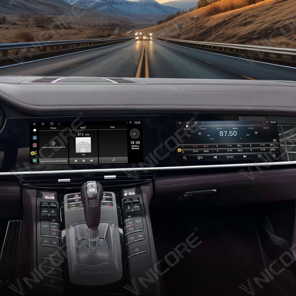 Dual Screen Android Radio For Porsche Panamera 2010-2016 Stereo Head ...