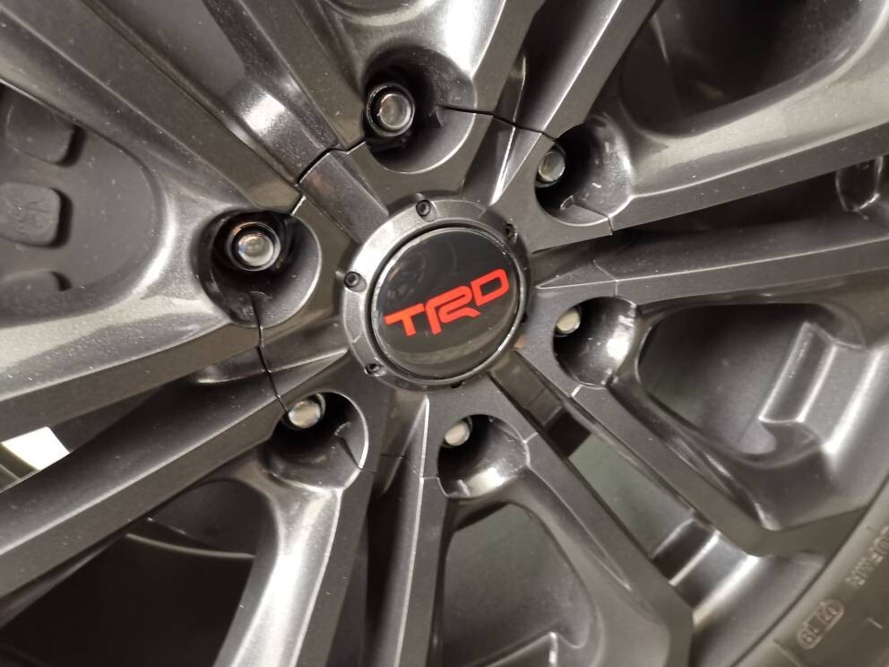 W3 80mm X 4pcs Stickers Resin Reflect Logo Decals Emblem Wheels Center ...