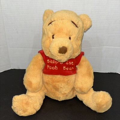 Disney Baby Baby’s 1st Pooh Bear Super Soft Rattle In Belly 12” | eBay
