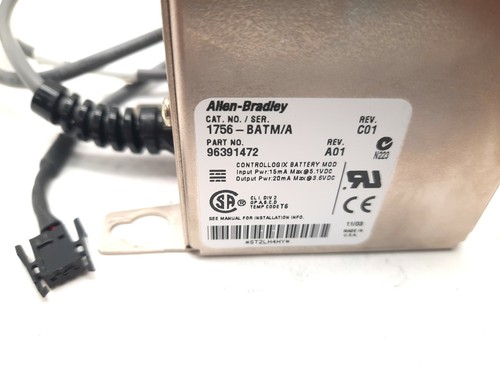 Allen Bradley 1756-BATM/A ControlLogix Battery Module 1756-L55Mxx L61 ...
