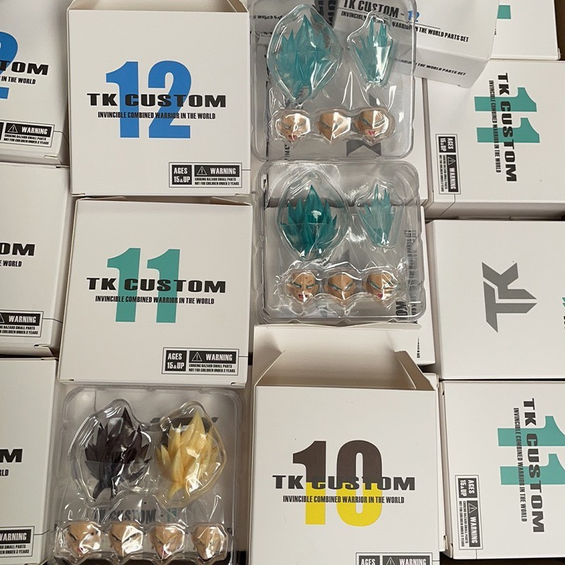 TK Custom Dragon Ball Vegetto Son Goku Heads Accessory Part Shf Vegetto ...