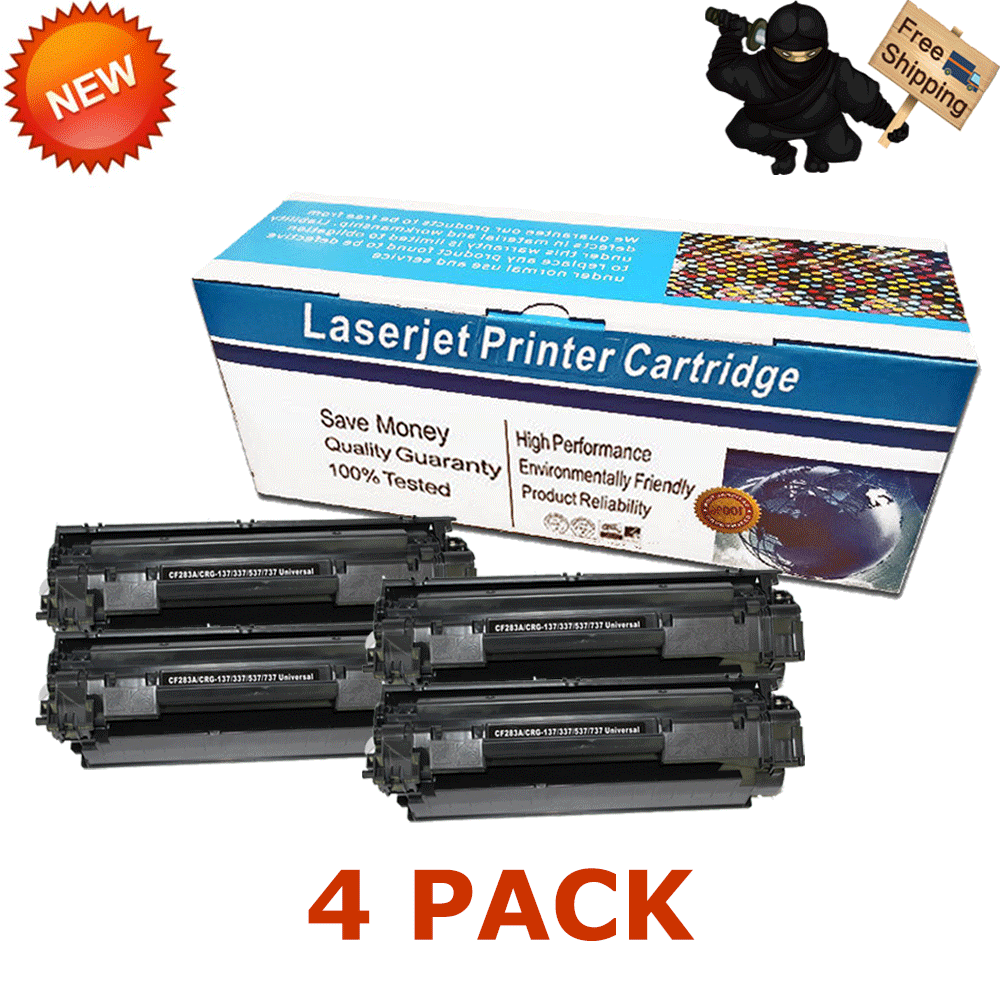 4PK Canon 137 9435B001 Toner Cartridge for ImageClass MF212w MF227dw ...