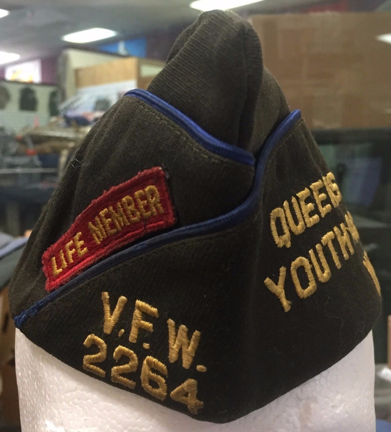 VETERANS OF FOREIGN WARS VFW 2264 GARRISON CAP NEW YORK LIFE MEMBER ...