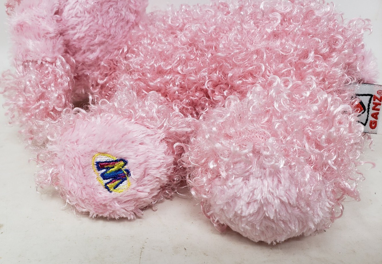 Ganz Webkinz Pink Poodle HM107 Plush Stuffed Animal Toy Dog Puppy No ...