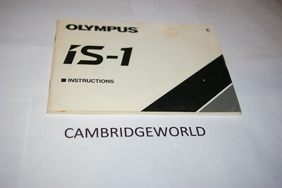 OLYMPUS IS-1 IS1 IS 1 SLR CAMERA INSTRUCTION MANUAL GUIDE BOOK ORIGINAL ...