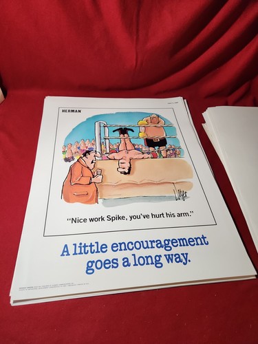 Herman Cartoon Safety Poster Jim Unger #426 | eBay