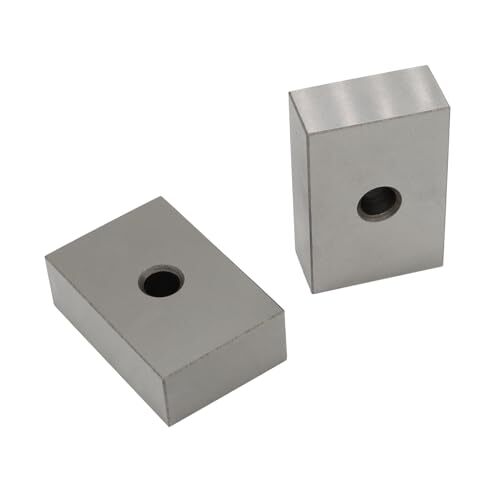 1-2-3 Blocks Set Matched Pair 23 Holes .0002" Squareness Hardened Steel ...