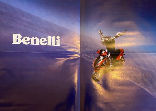 Benelli 491 model series scooter motorcycle brochure poster DUTCH | eBay