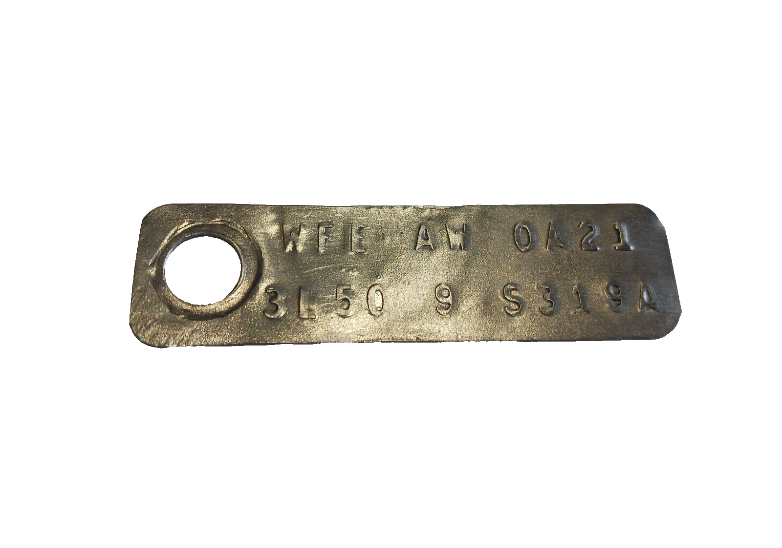 Ford 9 Inch 3L50 Traction Lok Posi Rear End ID Tag WFE AW 1980 Bronco ...
