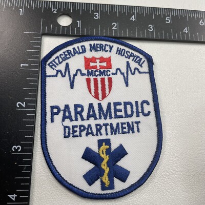 Medical Patch MCMC FITZGERALD MERCY HOSPITAL PARAMEDIC 32CC | eBay