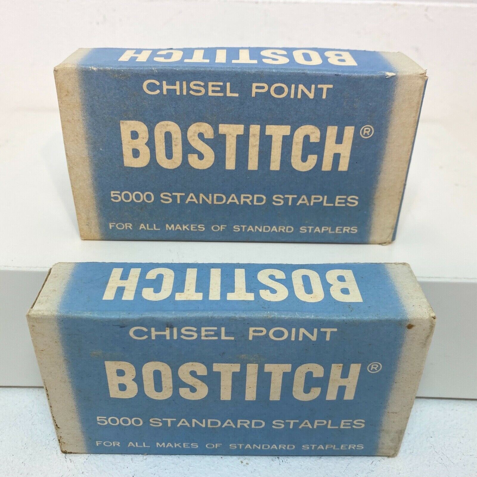 Vintage Bostitch Staple Refill 2 Boxes Of 5000 Chisel Point Staples ...