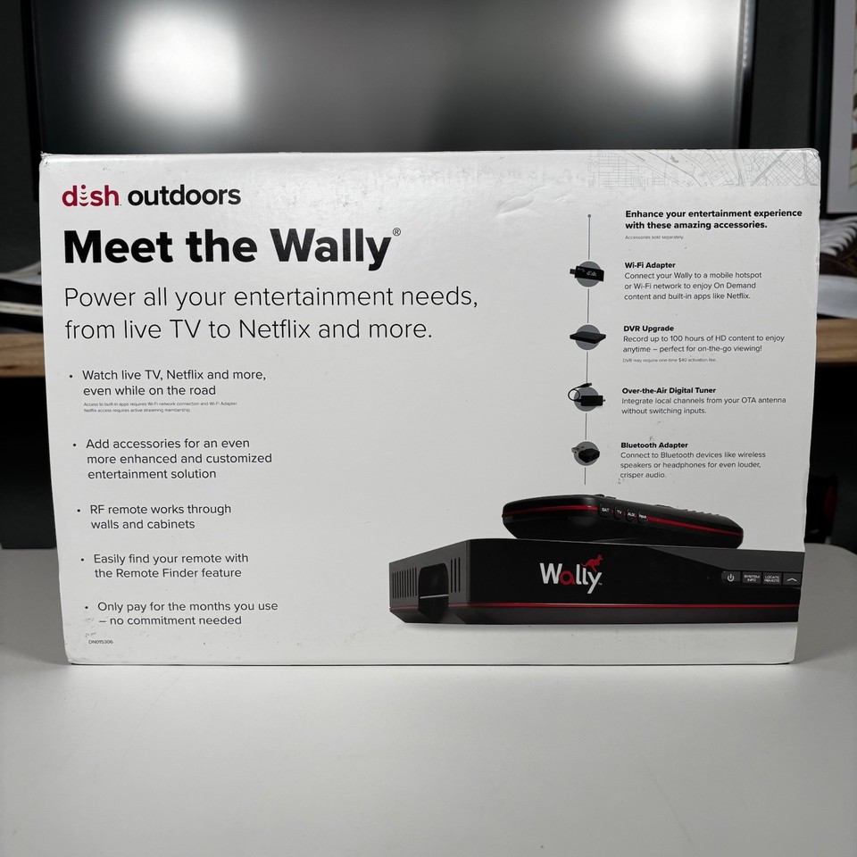 DISH Network Wally HD Satellite Receiver Black Complete Sealed Brand ...