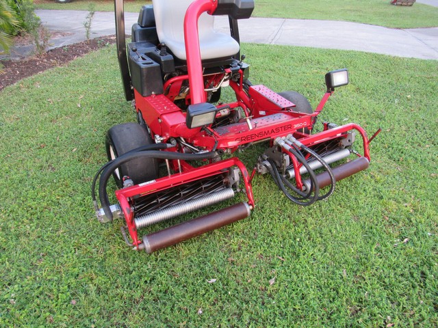 2012 Toro 3150 Q Greensmaster Greens & Tee Reel Mower W/ Baskets #04358 ...