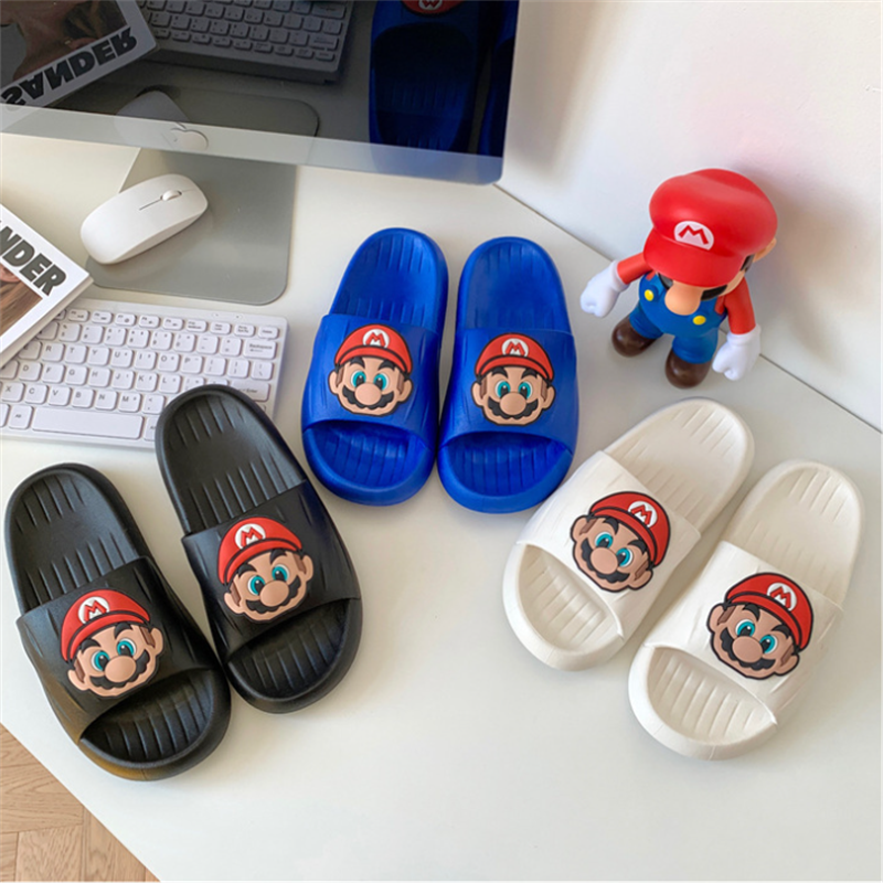 Mario Bros Super Sliders Thick-soled Slipper Summer Sandals Slip Shoes ...