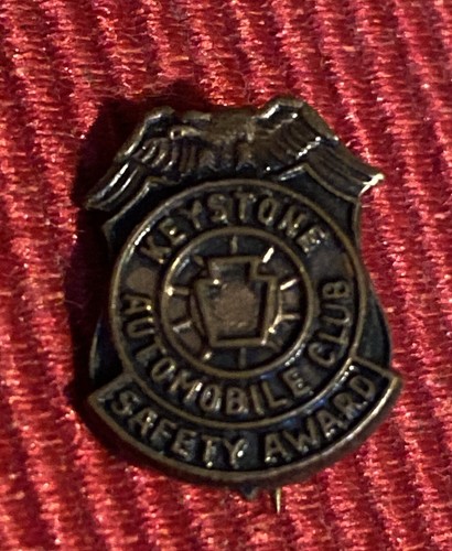 Vintage Keystone Automobile Club Lapel Pin Safety Award | eBay