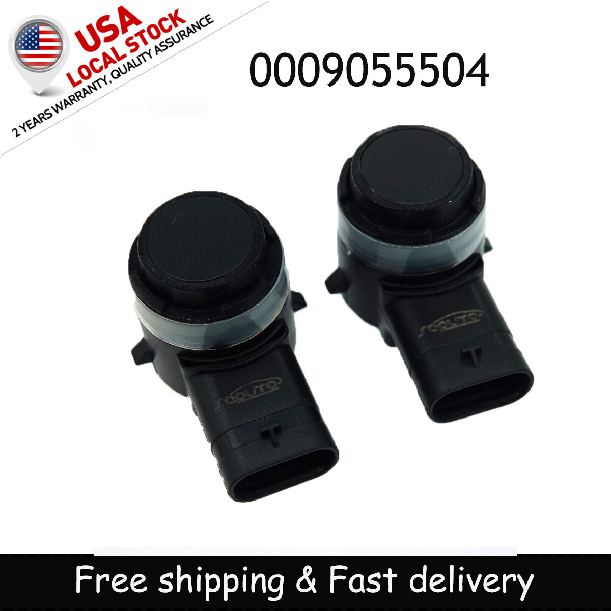 Pair Bumper PDC Parking Sensor for Mercedes-Benz 0009055504 W218 W246 ...