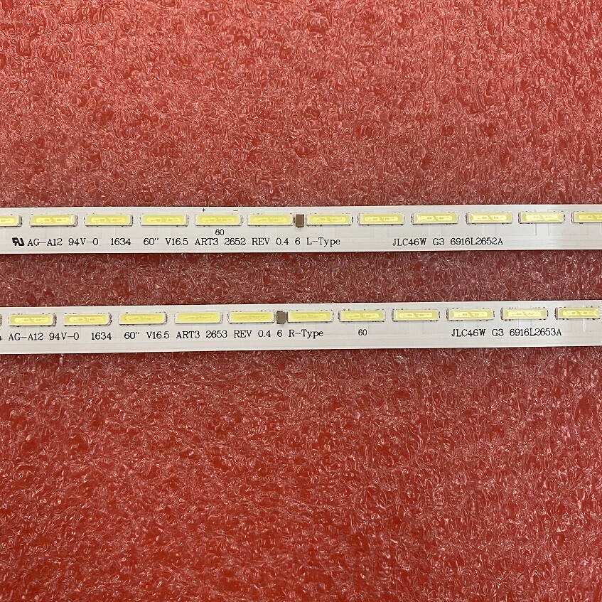 LED Strips(2) for LG 60UH6150 60UH6090-UF 60UH625V 60UH6035 60UH615A ...