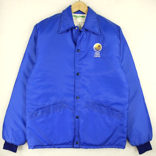 HOLLOWAY Vtg 80s 90s Great Lakes Cheese Quilted Mechanic JACKET Coat ...