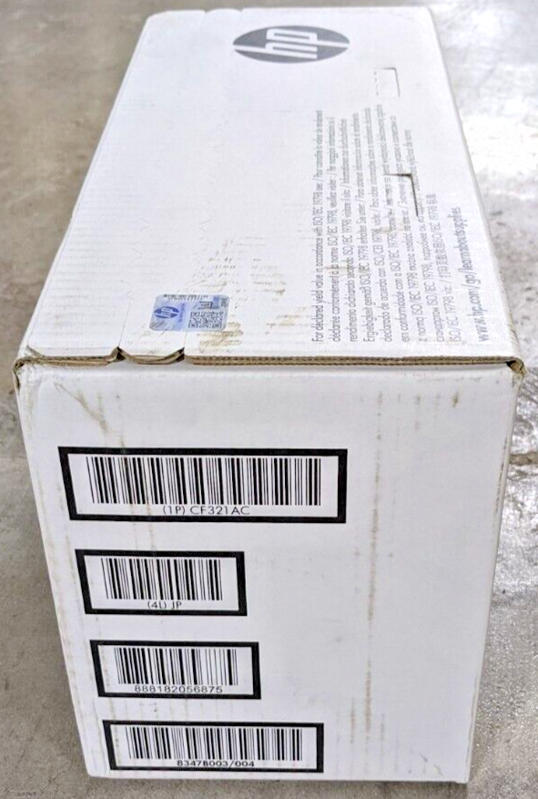 Genuine HP 653A CF321AC Cyan HighYield Toner 16.5K Page HP LaserJet MFP ...