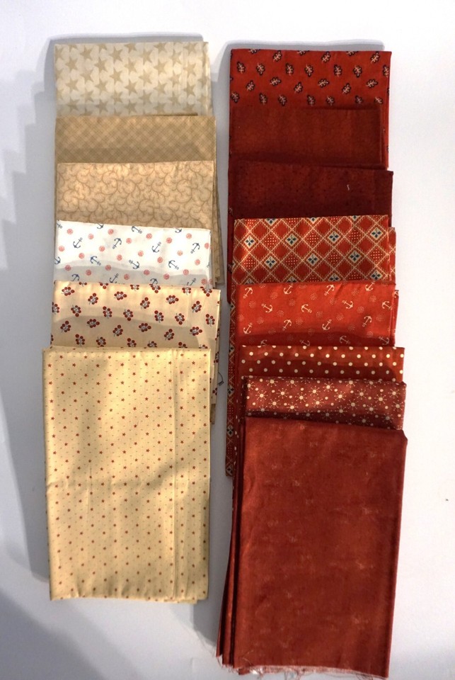 Carriage House Quilt Kit Nantucket Stars Moda Fabric & Pattern 54" x 54 ...