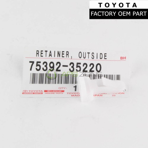 GENUINE TOYOTA CAMRY SCION iM LOWER RETAINER SUB FRONT BUMPER OEM 75392 ...