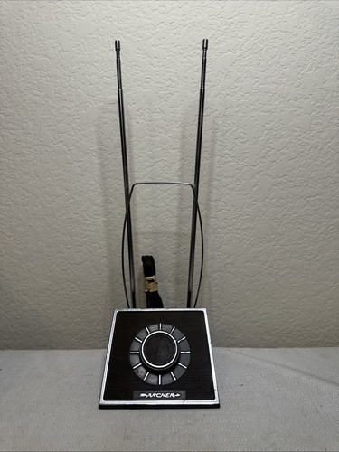 Vintage Archer FM Rabbit Ears TV Antenna Mid Century Turn Dial ...
