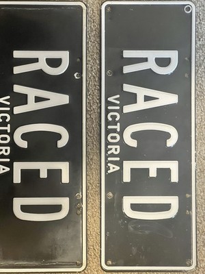 VIC Custom Number Plates “RACED” | eBay Australia