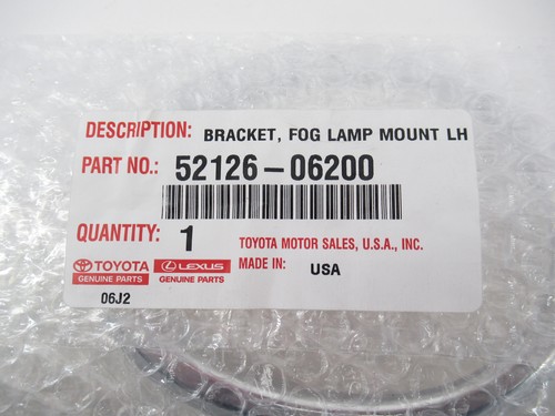 Genuine OEM Toyota 52126-06200 Driver LH Fog Lamp Mount Bezel 2012-2014 ...