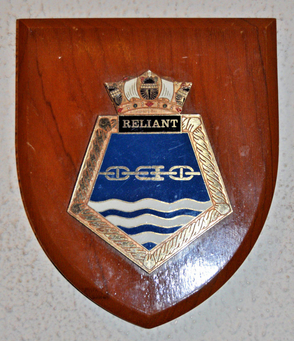 Vintage RFA Reliant plaque crest Royal Fleet Auxiliary RN navy | eBay