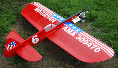 Model Airplane Plans (UC): Midwest MAGICIAN 48½" Stunt for .29-.35 ...