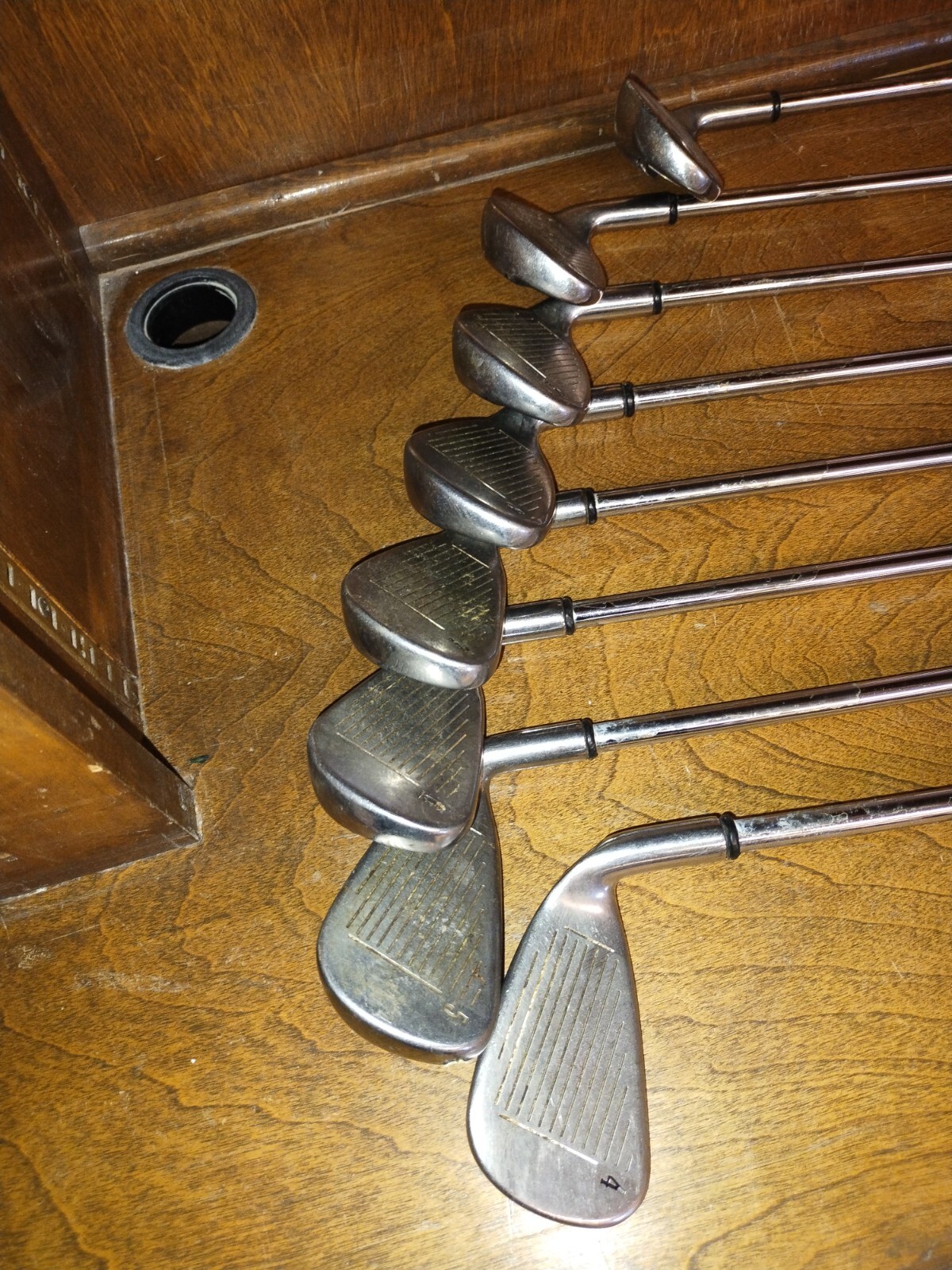 Callaway X-22 Iron Set 4-Pw, SW, 8 Clubs Uniflex Flex Steel Good Grips ...